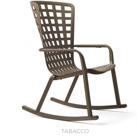 ROCKING-CHAIR D'EXTÉRIEUR EN POLYPROPYLÈNE FOLIO - Le Chaisier