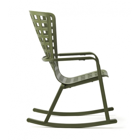 ROCKING-CHAIR D'EXTÉRIEUR EN POLYPROPYLÈNE FOLIO - Le Chaisier