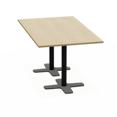 Table Contemporaine de Réunion en Stratifié Rectangulaire SPINNER2 - Le ...