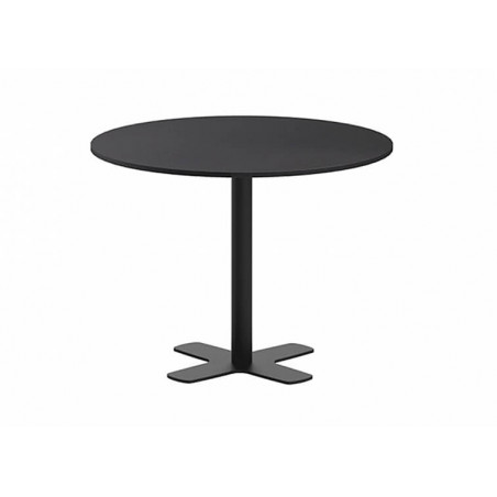 Table Ronde de Cuisine en Stratifié et Pieds Central SPINNER - Le Chaisier